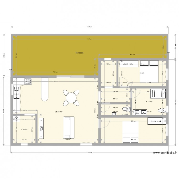 Plan F3 - Plan dessiné par fab97213