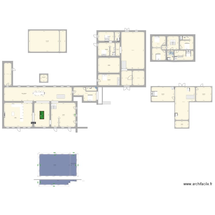 Plan – plan Manoir – Par max2003 ️ | ArchiFacile