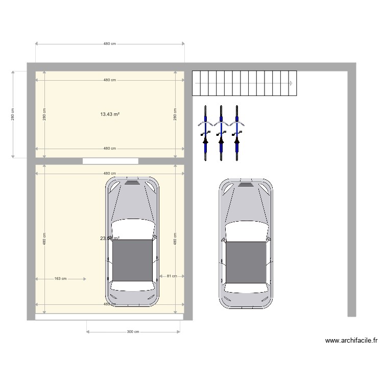 garage pont de veyle - Plan dessiné par kreeks