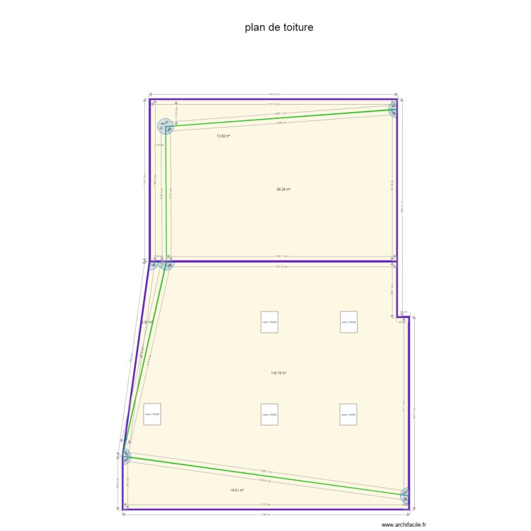 Plan – plan de toiture 2 – Par trotzier ️ | ArchiFacile