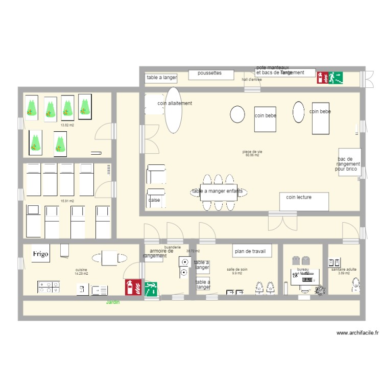 plan du TFE - Plan dessiné par bissi1