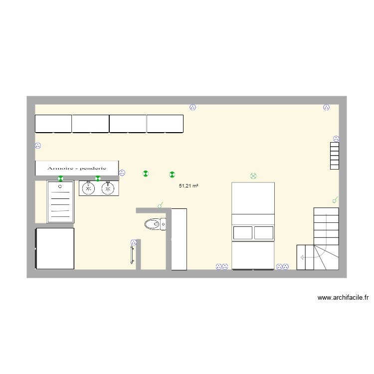 plan comble v1 - Plan dessiné par EMR