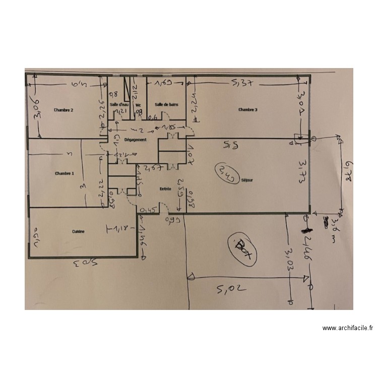 Plan – Plan diag appart – Par Dely ️ | ArchiFacile