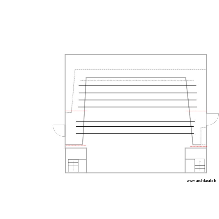 plan scene reelle - Plan dessiné par axel funken