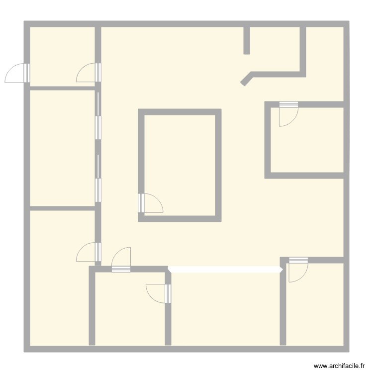clinique - Plan dessiné par jfsgag