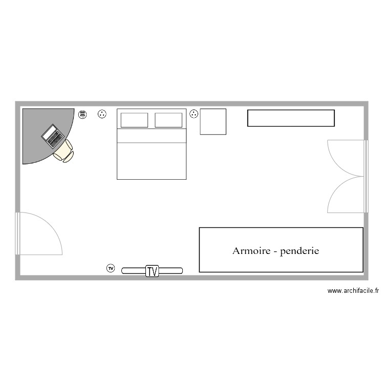 CHAMBR AP - Plan dessiné par Ka2sy