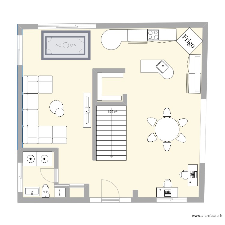 IDI Module 4 - Plan dessiné par Genny La pieuvre
