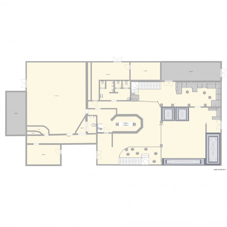 DISCOTHEQUE - Plan dessiné par sam22270