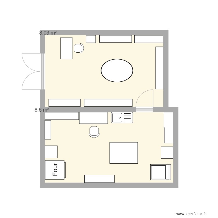 plan atelier - Plan dessiné par jeanne m