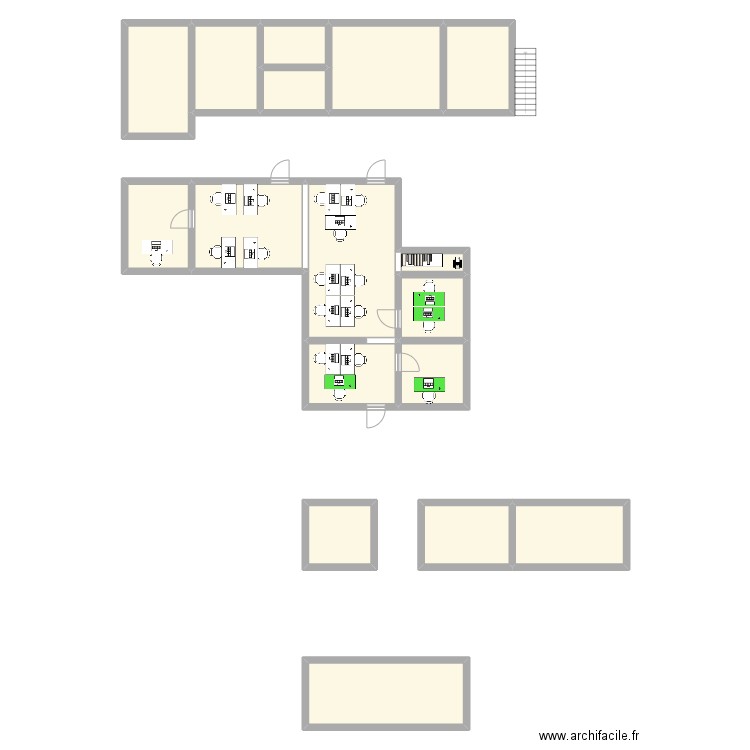 SAS - Plan 17 pièces 189 m2 dessiné par Nelly3500