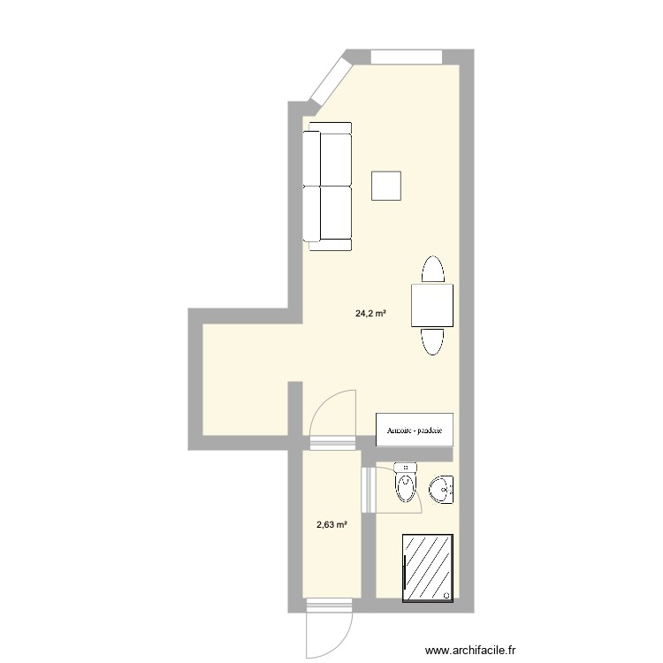 Pontoise - Plan dessiné par AydaZ