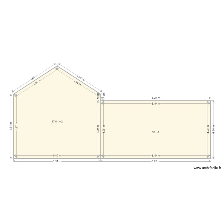 Plan – PIGNONS 2 CADATSRE – Par syl22477 ️ | ArchiFacile