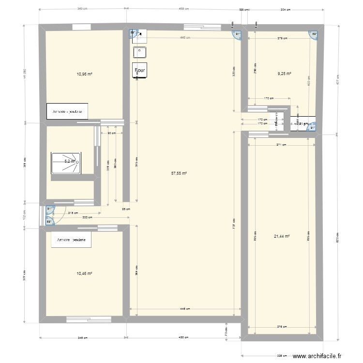 MAISON CONCA NOUVELLE CONTRUCTION 2022 - Plan dessiné par NANIJUJU13250
