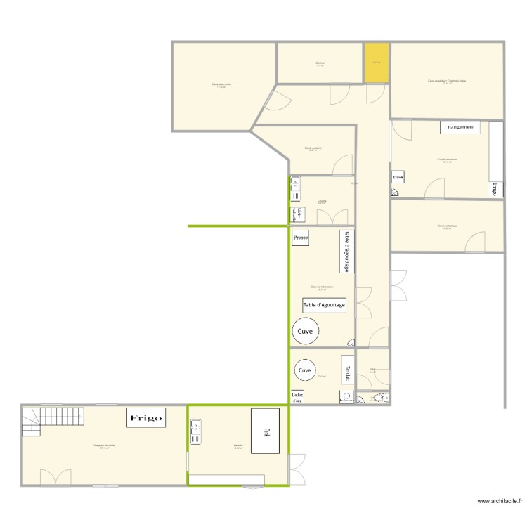 Plan – Fromagerie – Par annapelt ️ | ArchiFacile