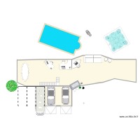DP9 plan sommaire des lieux - Plan 2 pièces 239 m2 dessiné par anm diz