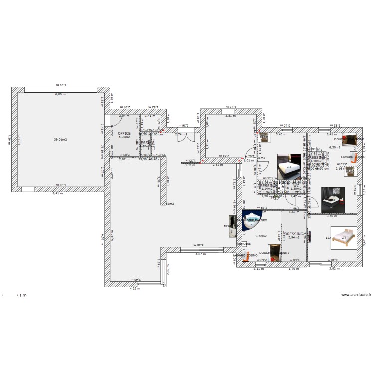 Plan – Maison EOS OUVERTURES petit OBJETS – Par jeff677 ️ | ArchiFacile