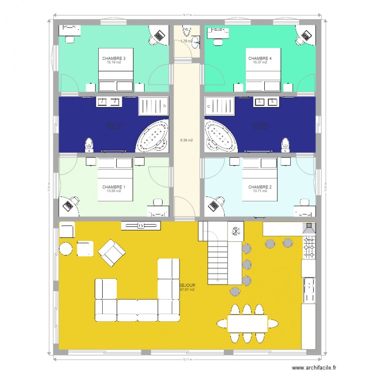 F5 - Plan dessiné par AIOI
