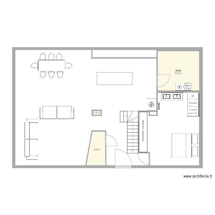 plan rdc - Plan dessiné par zmaj