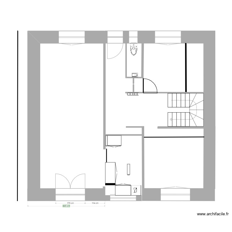 MAISON plan original ET Meubles - Plan dessiné par FXC49