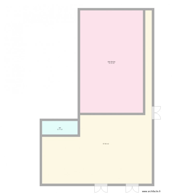 parc djerba - Plan 3 pièces 169 m2 dessiné par chernikh