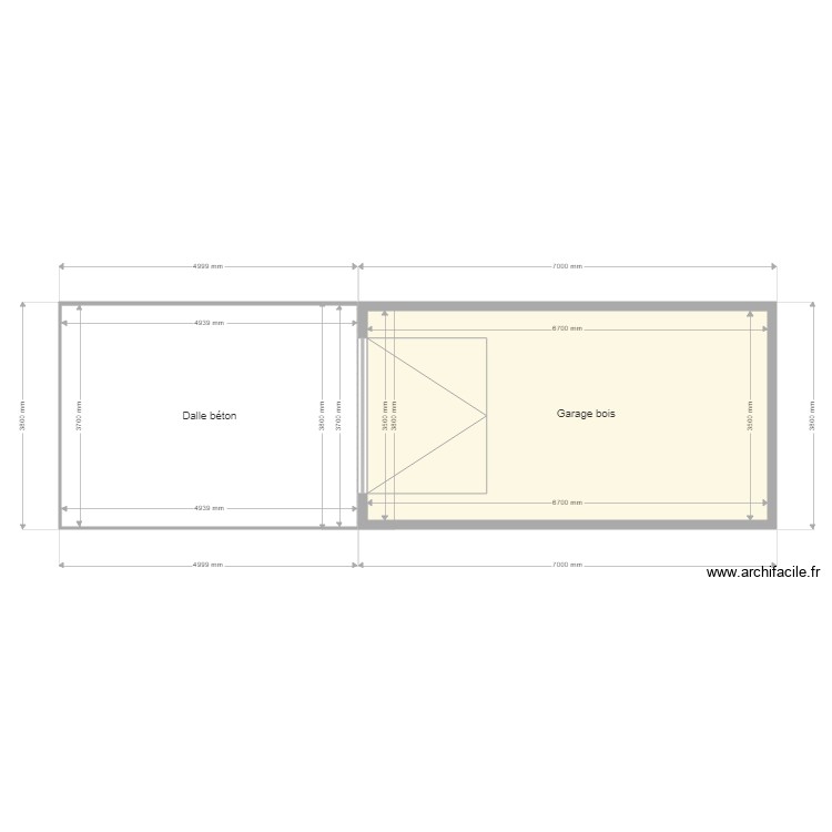 Plan – Garage masse – Par Adnane44119 ️ | ArchiFacile