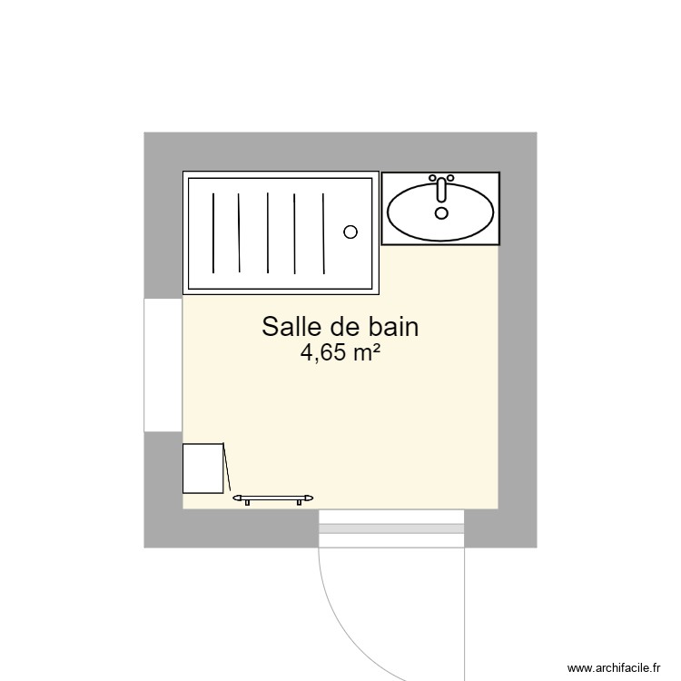 Plan – salle de douche – Par nadine5691 ️ | ArchiFacile