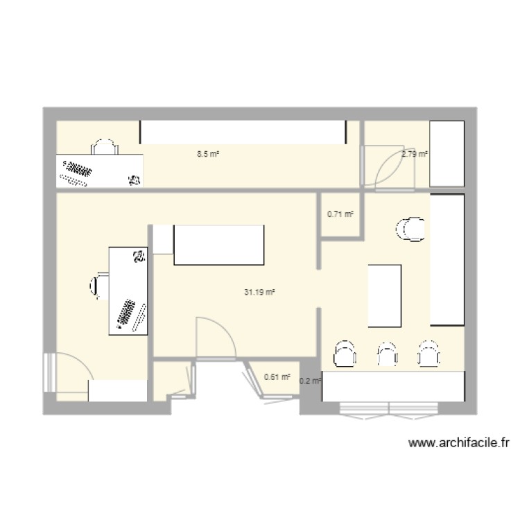 Plan – bijouterie milhau – Par marine... ️ | ArchiFacile
