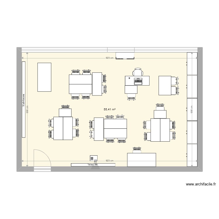Plan ecole - Plan dessiné par Ptilouwi007