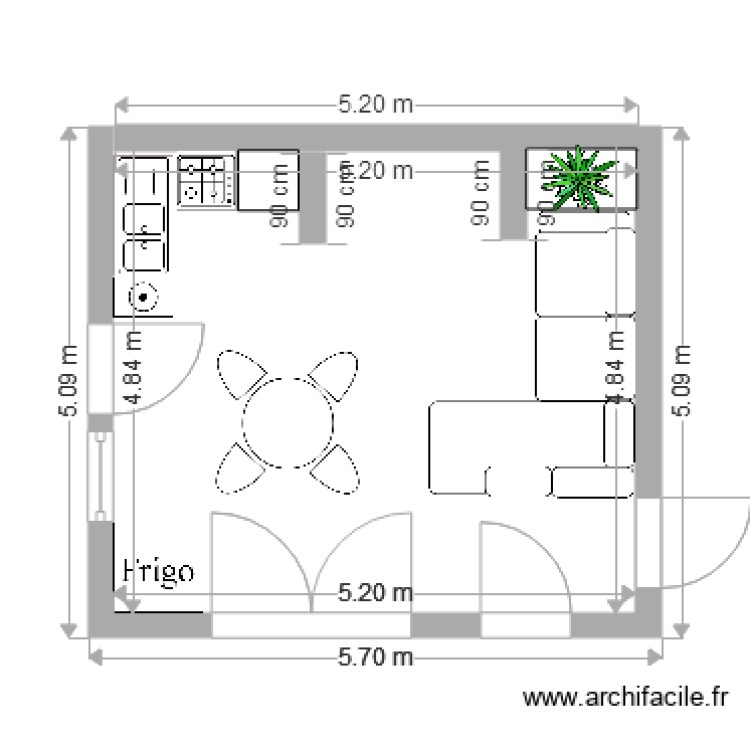 5M20 CHEMINEE INCLUSE - Plan dessiné par KIKORUFFIAN