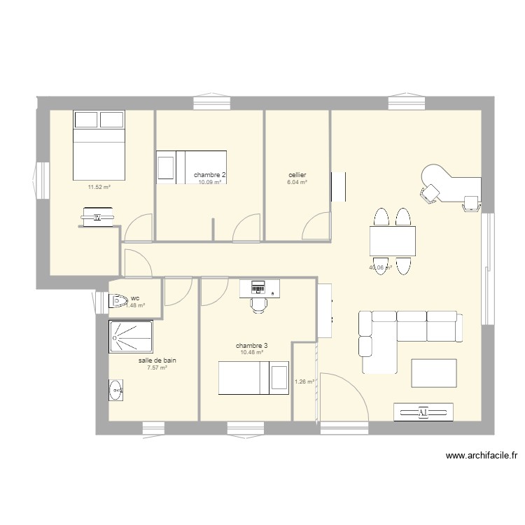 novembre 2019 meubles - Plan dessiné par familyvaroise