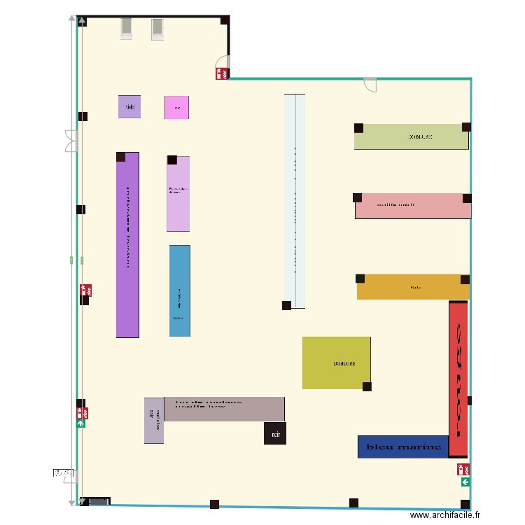 Nike Tienda - Plan dessiné par theomeric