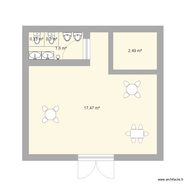 Plan – restaurant – Par clement1833 ️ | ArchiFacile