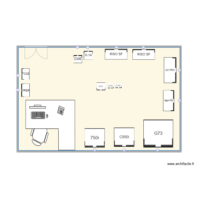 HME - Plan 1 pièce 64 m2 dessiné par bachichi