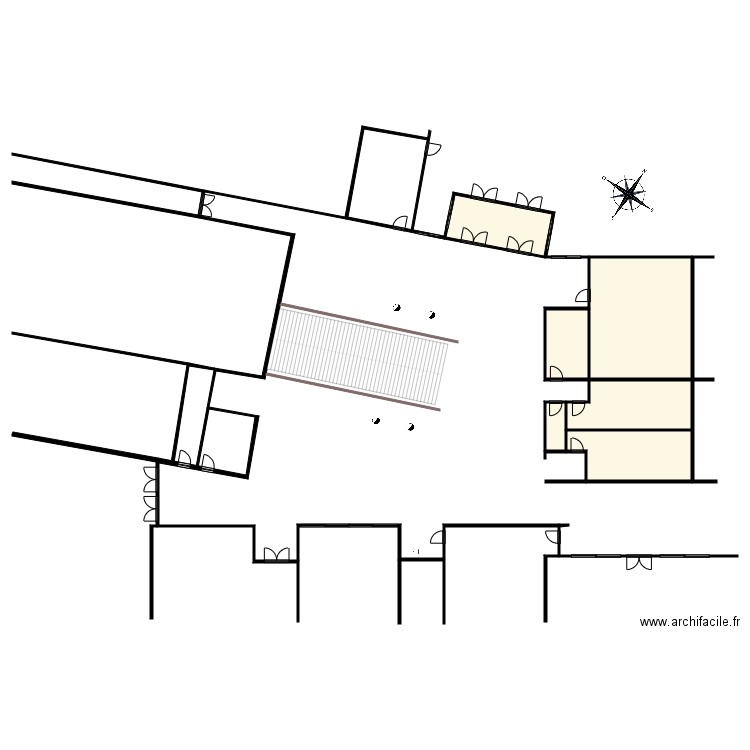 hall - Plan dessiné par bibi1505