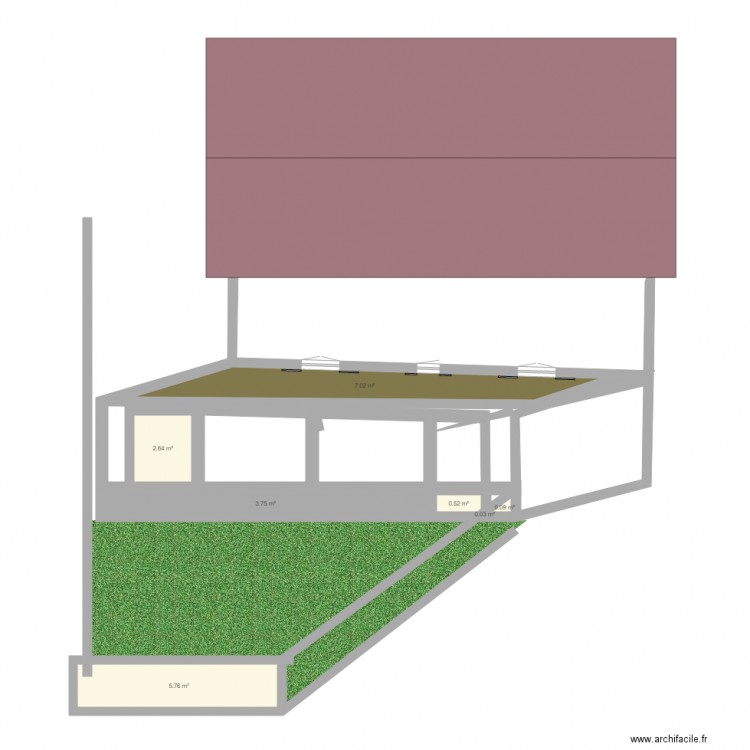 balcon - Plan dessiné par hubrian