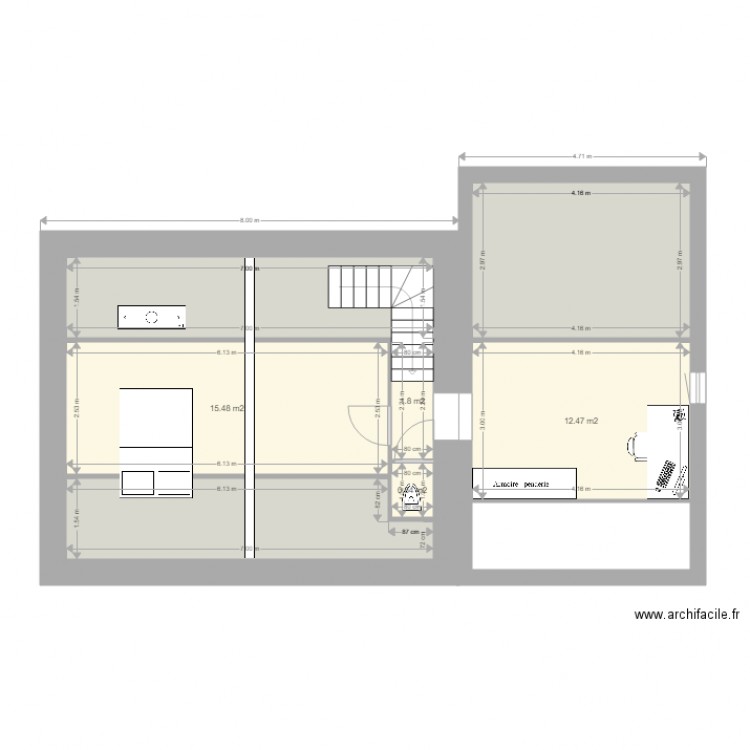 plan rdc - Plan dessiné par jbj
