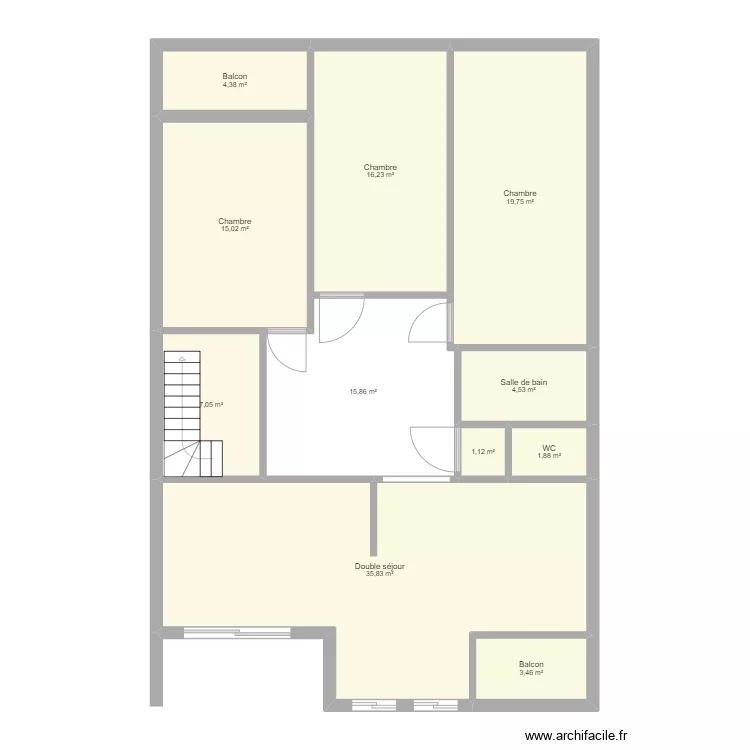 Plan – R1 Villa B – Par EROC ️ | ArchiFacile