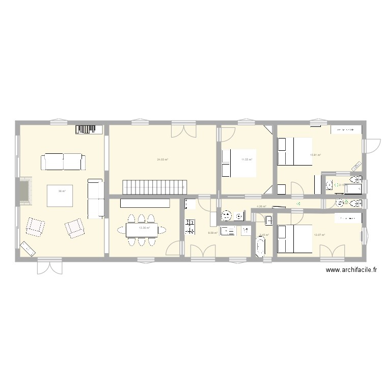 Messanges 2 - Plan dessiné par doudwat64