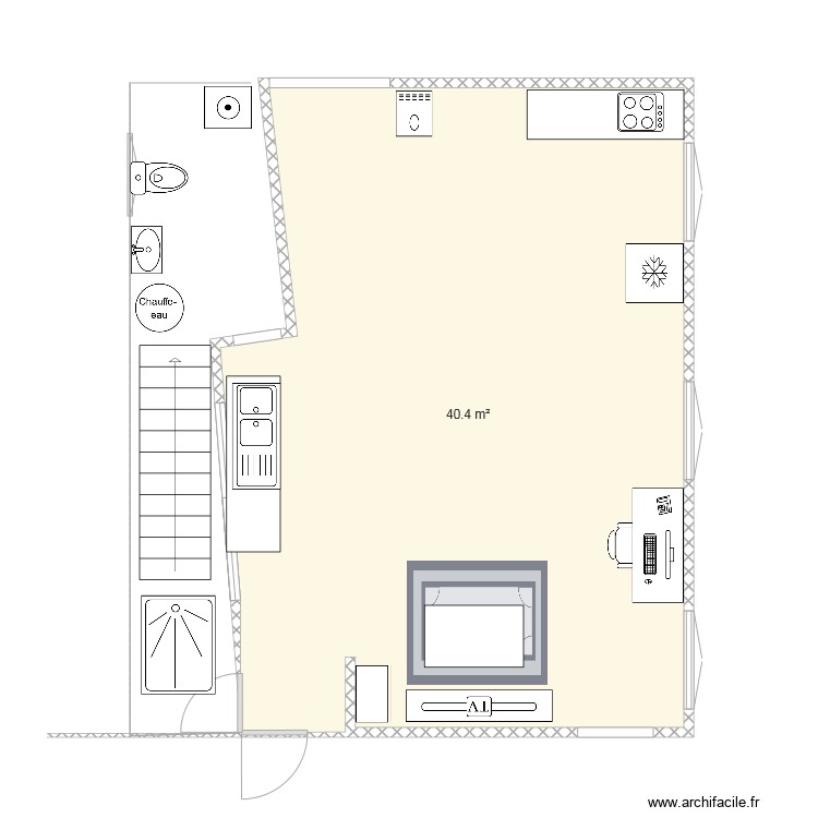 donjon - Plan dessiné par sandrafrancois