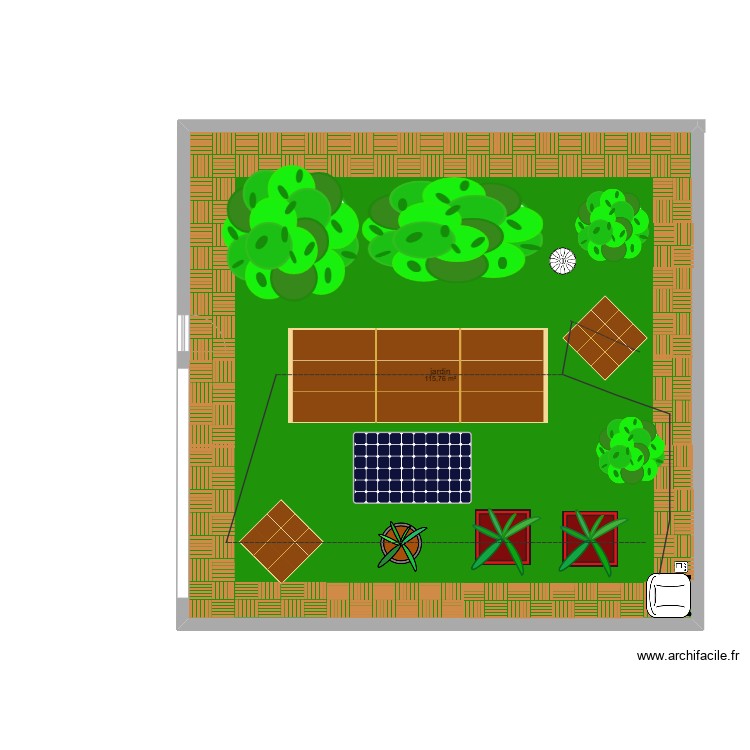 trystan gabi - Plan dessiné par jardin4c2