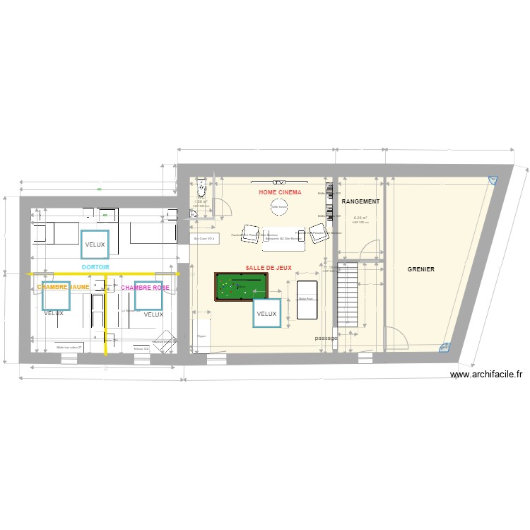 Plan – LAFLEUR R1 BIS – Par Olmo1976 ️ | ArchiFacile
