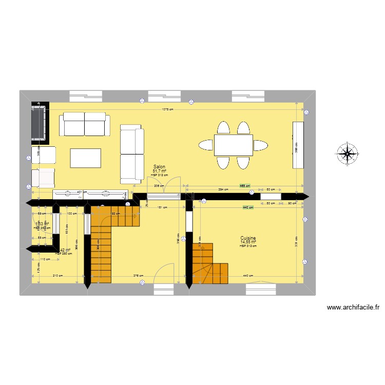 orange - Plan dessiné par colline45