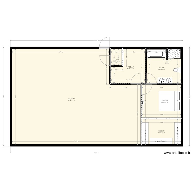 Plan – Maison t4 – Par mark973 ️ | ArchiFacile
