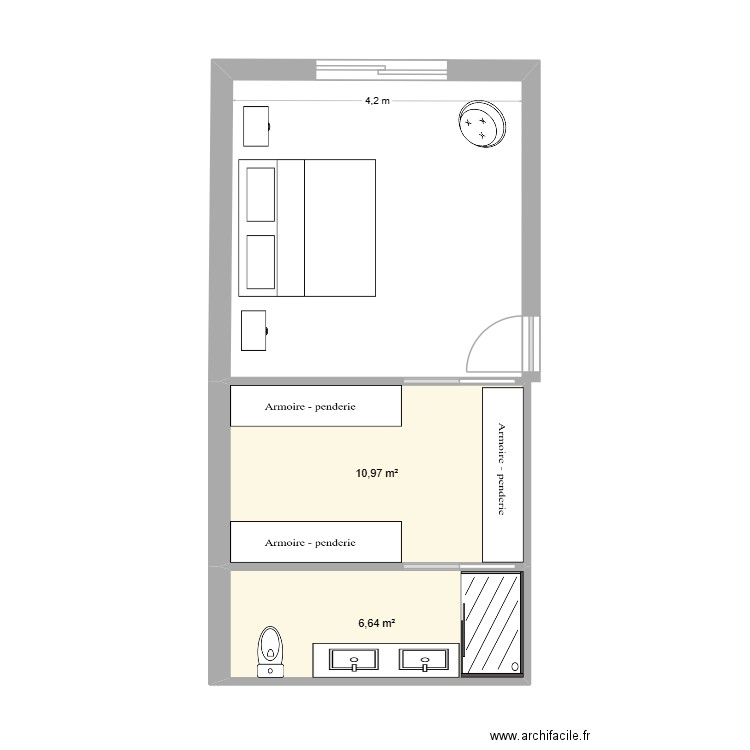 2 Sous sol - Plan dessiné par Jenny123