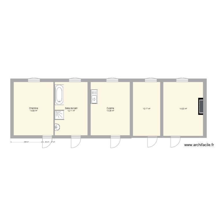plan f5 - Plan dessiné par AlineDam5