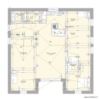 Plan électrique et schéma électrique d'une maison avec ArchiFacile
