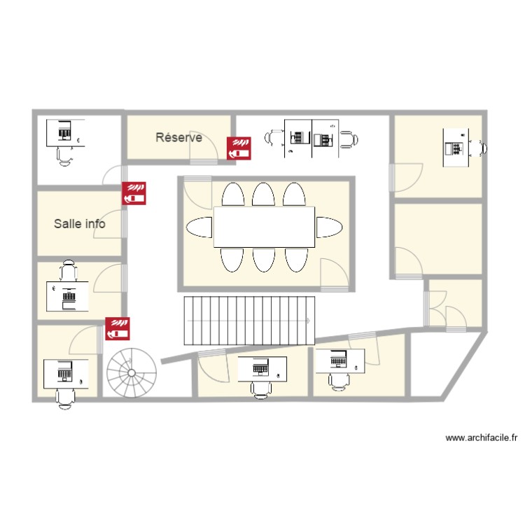 Plan – Locaux étage3 – Par Manon... ️ | ArchiFacile