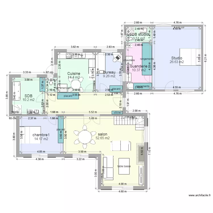 Plan – maison foret – Par muriel22 ️ | ArchiFacile