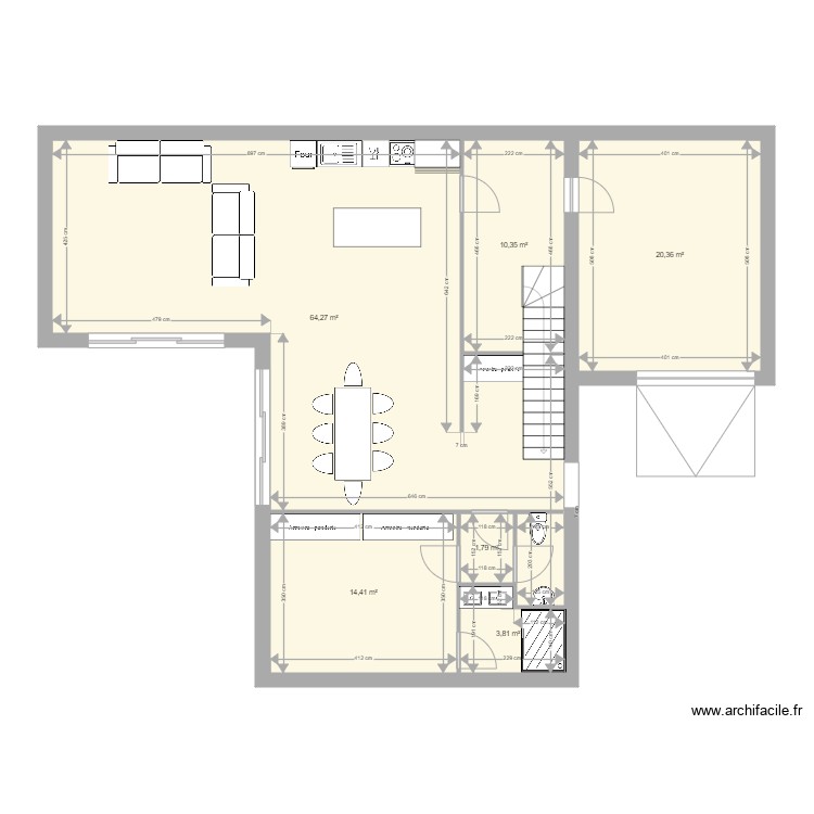 Plan – Maison Brun – Par Jusca 13100 ️ | ArchiFacile