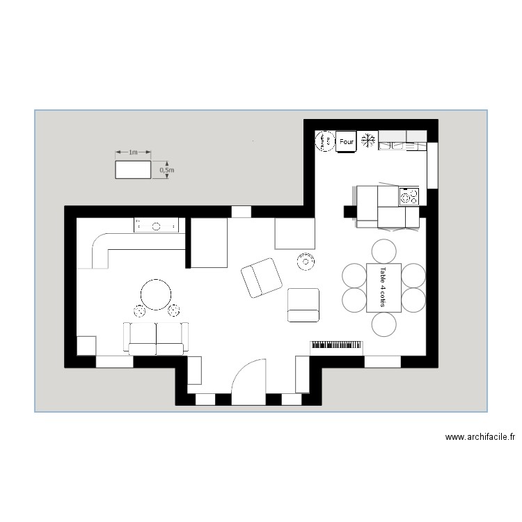 Plan RDC - Plan dessiné par Krik